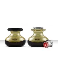 China 30g Round Plastic Vibration Cream Bottle with Golden Skin Care Cream and Infrared Electric Massage for sale