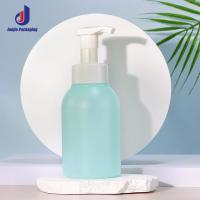 China Luxury HDPE Plastic 400ml Blue Plastic Pump Dispenser Hand Wash Bottles, Liquid Soaps Bottle Empty Hand Sanitizer Bottle for sale