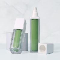 China 100ml Spray Pump Bottle Customized Amber Green Pump Bottle For Cosmetics Packaging for sale