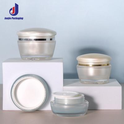 China Acrylic Collar Material 20ml Airless Bottle for Cosmetic Packaging and Skin Care Products for sale