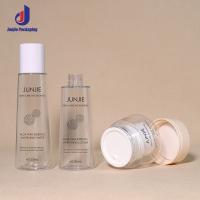 China 250ml 200ml PET Bottles Transparent Empty Plastic Bottle With PE Collar Material for sale
