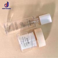 China 250ml 200ml PET Bottles Transparent Empty Plastic Bottle With PE Collar Material for sale