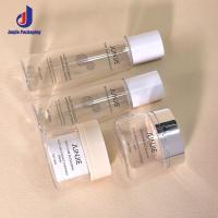 China 250ml 200ml PET Bottles Transparent Empty Plastic Bottle With PE Collar Material for sale