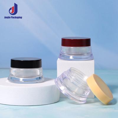 China 50G Empty Plastic Lotion Jar for Cosmetics PS Material Custom Refillable Cream Jar Body Butter Containers for sale