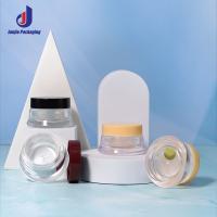 China 50G Empty Plastic Lotion Jar for Cosmetics PS Material Custom Refillable Cream Jar Body Butter Containers for sale