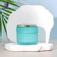 China Collar Material Acrylic Double Wall Lotion Jar Round Cap Container for Face Cream and Eye Cream for sale