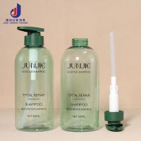 China Empty Shampoo Liquid Soap Dispenser Packaging hair oil 500ml PET conditioner Plastic Lotion Bottle with Pump Lid for sale