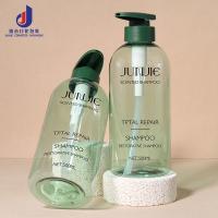 China Empty Shampoo Liquid Soap Dispenser Packaging hair oil 500ml PET conditioner Plastic Lotion Bottle with Pump Lid for sale