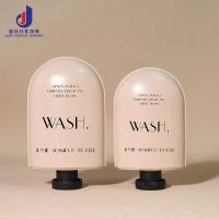China Customized 350ml 250ml HDPE Plastic Special Shampoo Bottle Eco-Friendly Body Wash Pump Bottle for sale