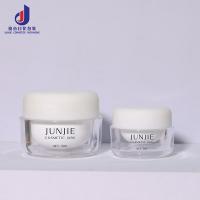China 15ml/20ml/50ml Acrylic Empty Cosmetic Jar Skin Care Containers With Plastic Screw Cap For Facial Lotions for sale