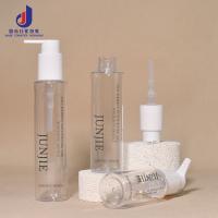 China 120ml 150ml Clear Plastic Cylinder Bottle Custom Spray Bottle Packaging Printing Cleanser Lotion Pump Bottle for sale