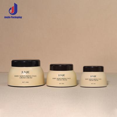China Jar Cosmetic Usine 100g/50g/30g Wide Mouth PP Plastic Skincare Cream Jars Hot Sale Skin Care Container for sale