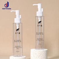 China Custom Empty Transparent 150ml Pet Plastic Cosmetic Body Oil Cleansing Oil Pump Bottle for Skin Care Packing for sale