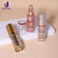 China Luxury 30ml Skincare Packaging Set Empty Cosmetic Acrylic Essence Oil Bottle For Skin Care Serum Plastic Bottle for sale