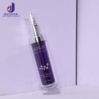 China 50ml Acrylic Beauty Cosmetic Lotion Bottles Empty Water Cream For Essence Packing With Pump for sale