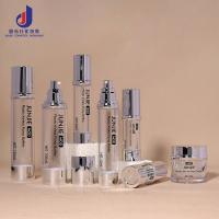 China Round Shape Airless Cosmetic Pump Bottle 20ml 30ml 50ml 100ml Plastic Luxury Lotion Bottle for sale