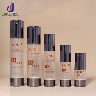 China 1oz 30ml Airless Mist Spray Bottles Mini Travel Size Free Plsctic Vacuum Transparent Bottles For Perfume Facial Toner for sale
