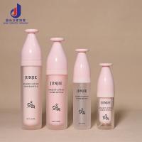 China Top Quality Pink Cosmetic Packaging Skin Care Mushroom Head Set 30ml 50ml 100ml 110ml Acrylic Lotion Bottle with Lid for sale