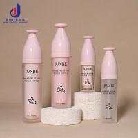 China Top Quality Pink Cosmetic Packaging Skin Care Mushroom Head Set 30ml 50ml 100ml 110ml Acrylic Lotion Bottle with Lid for sale