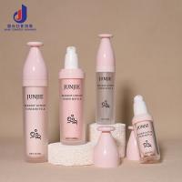 China Top Quality Pink Cosmetic Packaging Skin Care Mushroom Head Set 30ml 50ml 100ml 110ml Acrylic Lotion Bottle with Lid for sale