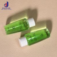China Luxury Empty Plastic Body Wash Bottle Flat Shoulder Toner Bottle with White Cap Frosted Clear White Shower Gel Packaging for sale