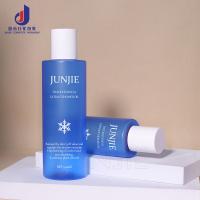 China Customized blue purple Color PET Toner Bottle Transparent PET Toner Bottle PET Flat Shoulder Bottle for sale