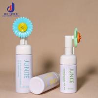 China Cute New Style 100ml-200ml PET Mousse Foam Bottle Pressing Hand Sanitizer Plastic Bottle Face Wash Facial Cleanser Bottle for sale