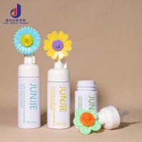 China Cute New Style 100ml-200ml PET Mousse Foam Bottle Pressing Hand Sanitizer Plastic Bottle Face Wash Facial Cleanser Bottle for sale