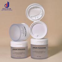 China Refillable PET Flip-top Cosmetic Containers for Skin Care Cream Jars in 150g 200g 250g Sizes for sale