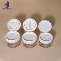 China PET Flip-top Cosmetic Containers Skin Care Cream Jars 100g 120g 150g 200g 250g Cotton Pad Jar Sets for sale