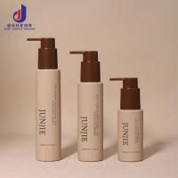 China Premium 60ml 100ml 120ml Matte Custom Empty Round Luxury Skincare Body Oil Face Serum Pump and Lotion Bottle With Packaging for sale