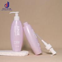 China 200ml Oval Shape PET Shampoo Bottle Body Wash Shower Gel Lotion Bottles With Pump Sprayer for sale