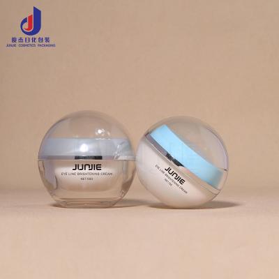 China High Quality Colorful Double Wall AS Jar with Luxury Lid 10ml 15ml 20ml 30ml 50ml Sizes for Skin Cream and Lotion Cosmetics for sale