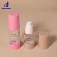 China 2025 Hot Sale 30ml 50ml 100ml Cosmetic Skin Care Pink Orange Airless Press Pump Lotion Cream Airless Lotion Bottle with Pump for sale