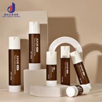 China Airless Lotion Bottle 50ml 30ml 100ml Color Skincare Plastic Bottles Refillable Airless Skincare Packaging for sale