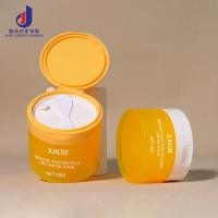 China Customizable Cosmetic Plastic Jars with Lids in Pink Color for sale