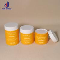 China 300ml 500ml Pet Plastic Cosmetics Packaging Containers Wide Mouth Jar for Scrub Skincare Cream Body Butter PET Jars With Lids for sale