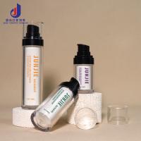 China Empty Custom Color Lotion Serum Airless Pump Bottle 30ml 50ml Eco Skin Care Packaging AS Airless Bottles for sale