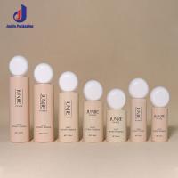 China Custom Color Plastic 30ml 50ml 100ml Cosmetic Jar Spray Mist Spray Bottle Lotion Straw Wheat Bottle for Cosmetic for sale