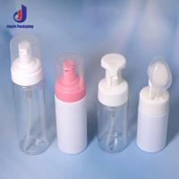 China Empty Green Top Hand Mousse Foaming 100ml 120ml 150ml White Soap Dispenser Face Lash Eyelash Wash Cleanser Foam Pump Bottle for sale