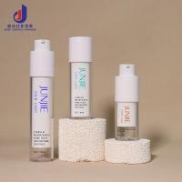 China Custom Empty Luxury Twist 15ml 30ml 50ml AS Frosted Cream Cosmetic Lotion Serum Plastic Spray Airless Pump Bottle for sale