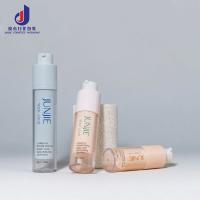 China Exclusive Mini 15ml 30ml 50ml Rotate Twist Lock Pump Essence Airless Pump Bottle for Cosmetic for sale