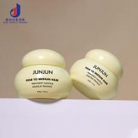 China Luxury Plastic Cosmetic Round Wide Mouth Bowl Shape Body Cleanser Butter Scrub Cream Jar 200g Cosmetics Packaging Containers for sale
