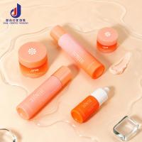 China Custom Color Skincare Packaging Cosmetic Bottle and Jar Set Body Lotion Face Cream Plastic Bottles Facial Drop Oil Toner Bottle for sale