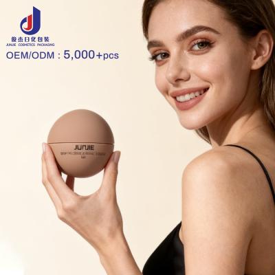 China For Ball Shaped Plastic Cream Jars Set AS Cosmetic Eye Cream Container for Skincare Lotion Sale Face Mask Use 5G-200G for sale