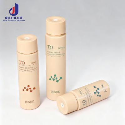 China Plastic Scrub Lotion Bottle Essence Bottle PET High-Grade Screw Cap 120ml Toner Water Bottle Cosmetics Packaging for sale