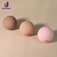 China Custom Empty Plastic 50ml Luxury Skin Care Double Wall AS Jar Body Butter Ball Round Cosmetic Cream Jar Packaging Jars for sale
