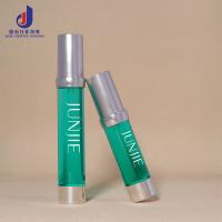 China Custom Logo Silk Screen Printed Cylinder 15-50ml As Airless Bottle with Press Pump for Skin Care Serum Face Cream Lotion for sale