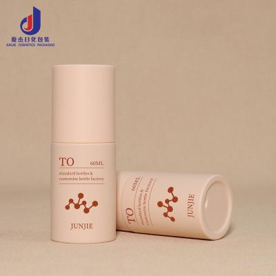 China Hot Sale Matte Beige 60ml 150ML Lotion Spray Bottle PETG Plastic Bottle Toner Cosmetic Bottles Pump Sprayer Recyclable for sale