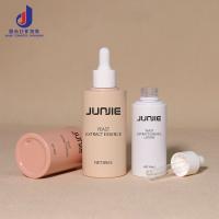 China Custom 30ml Flat Shoulder Multi-Colored Cosmetic Plastic Oil Bottle for Skin Care Serum & Lotion Packaging Essential Oil Dropper for sale